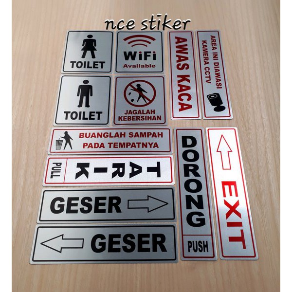 Jual STIKER PERINGATAN | Shopee Indonesia