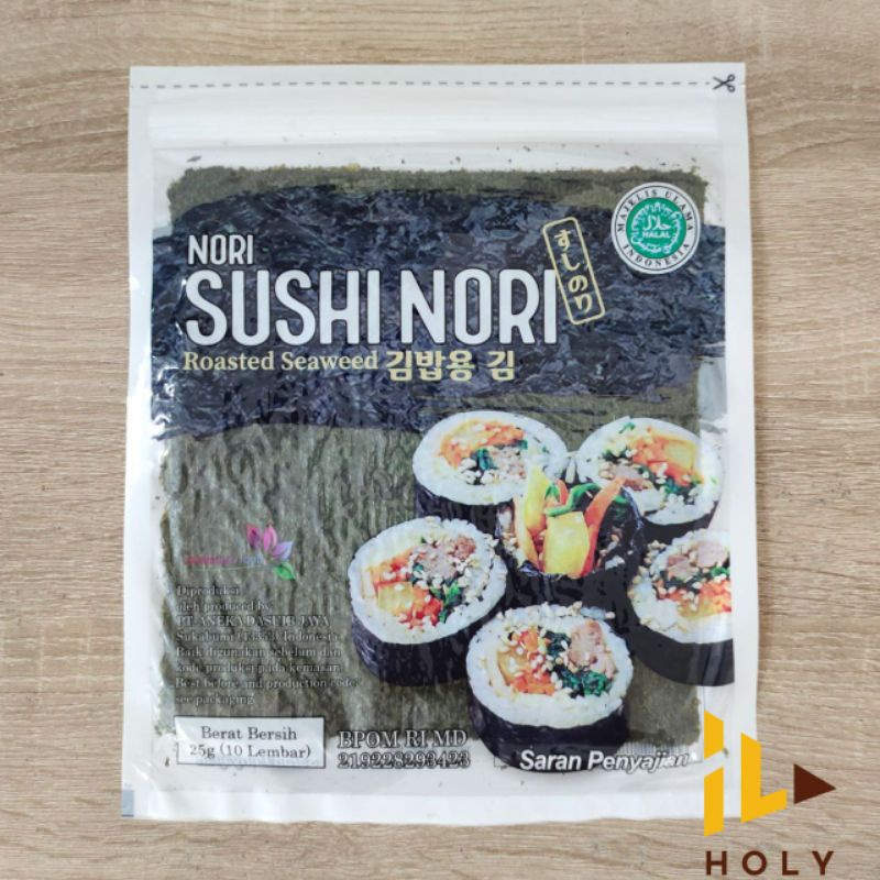 Jual JSF Sushi Nori Gold Rumput Laut Isi 10 Lembar / 10 LEMBAR | Shopee ...