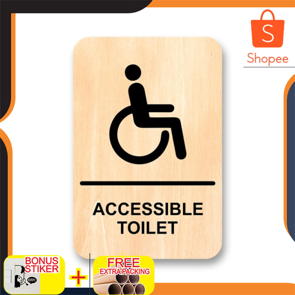 Jual papan tanda toilet difabel Keren | Shopee Indonesia