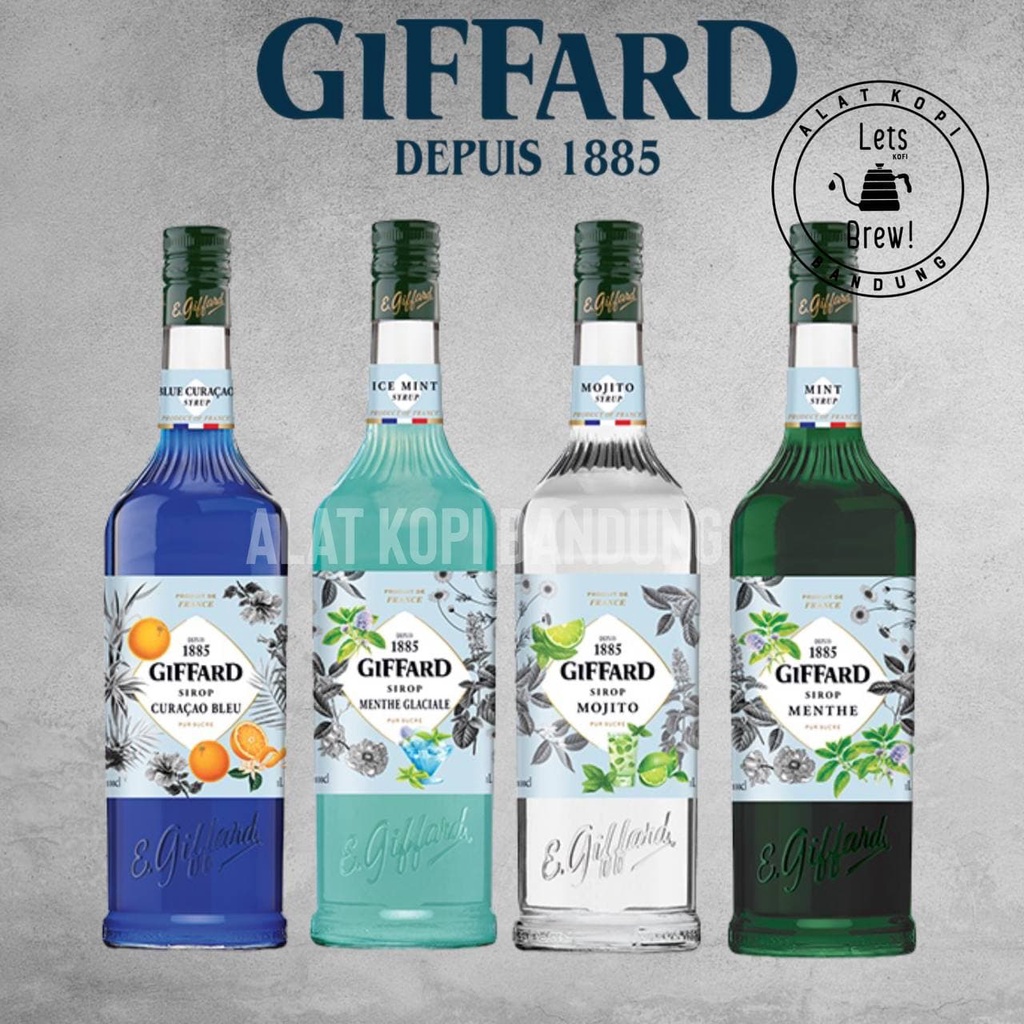 Jual Giffard Syrup 1L / syrup Giffard 1000ml Flavour Mojito | Shopee ...