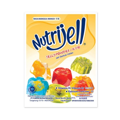 Jual NUTRIJELL 10 15 GRAM 30 GR JELLY POWDER PUDING JELI NUTRIJEL ...