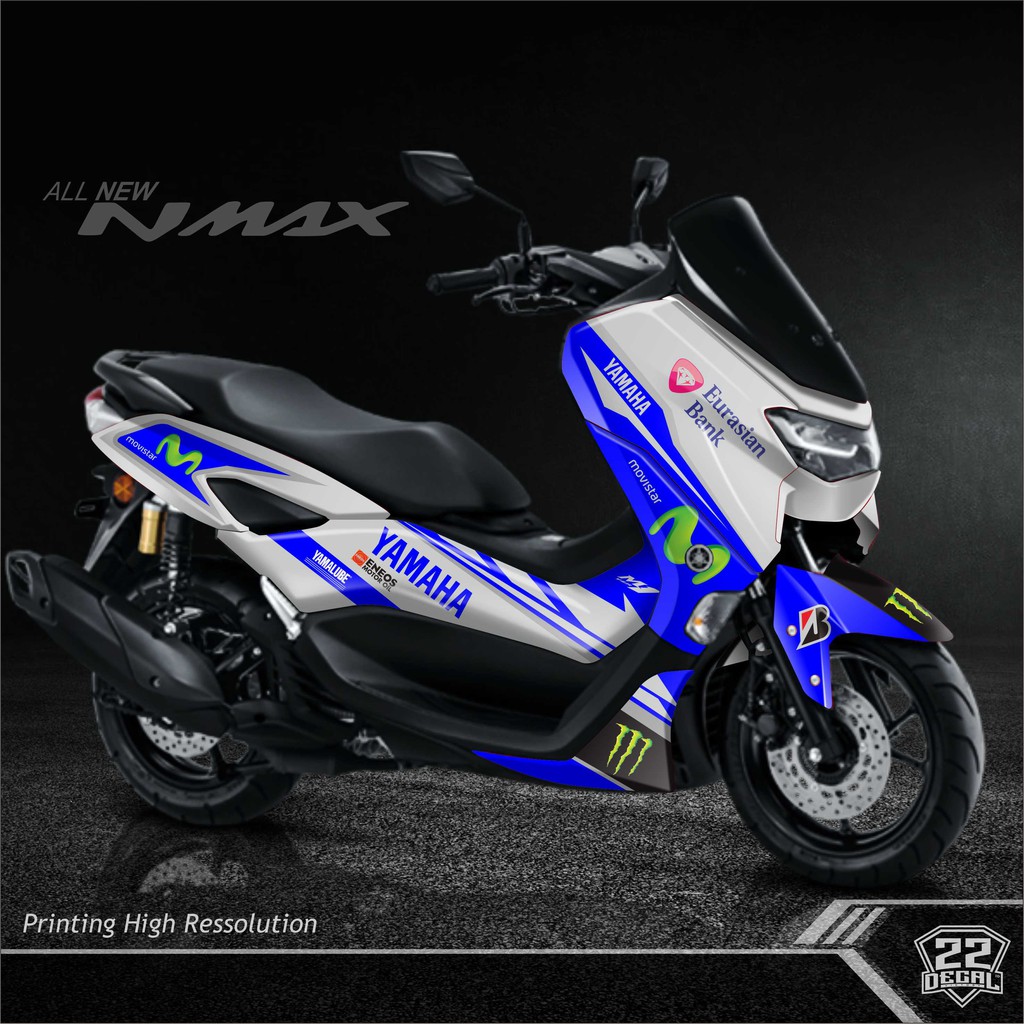 Jual DECAL NEW NMAX 2020 FULL BODY BAHAN BERKUALITAS LAMINASI GLOSS/DOF ...