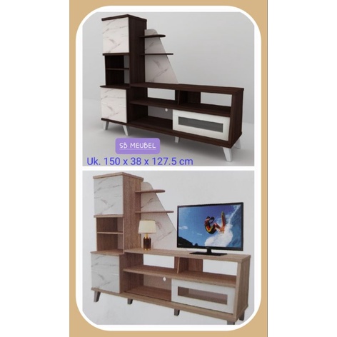Jual RAK TV WALL UNIT MINIMALIS | Shopee Indonesia