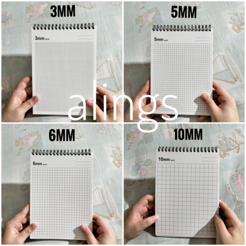 Jual Draw Scrap Grid Spiral Notebook Pad Buku Gambar Sketsa Pola ...
