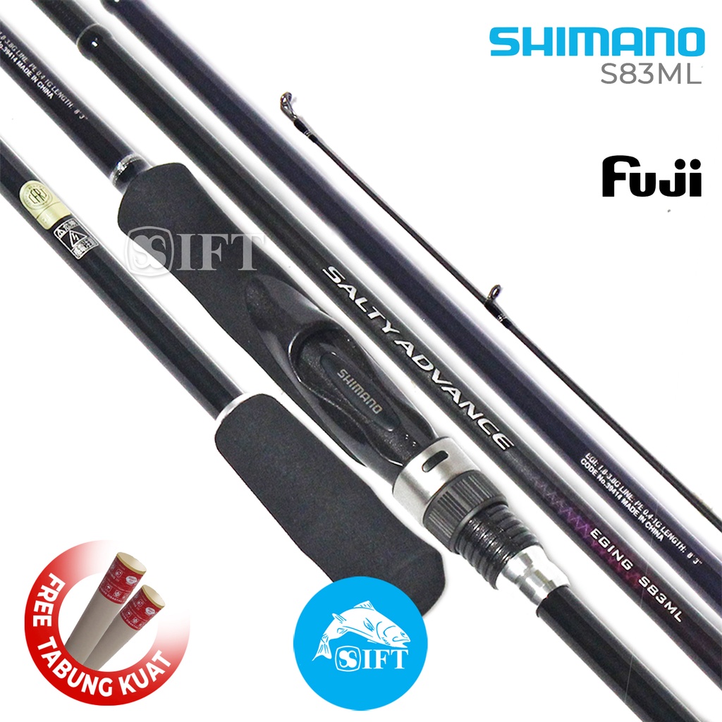 Jual Joran Shimano SALTY ADVANCE EGING S 83 86 ML Spinning Fuji Garansi IFT | Shopee Indonesia