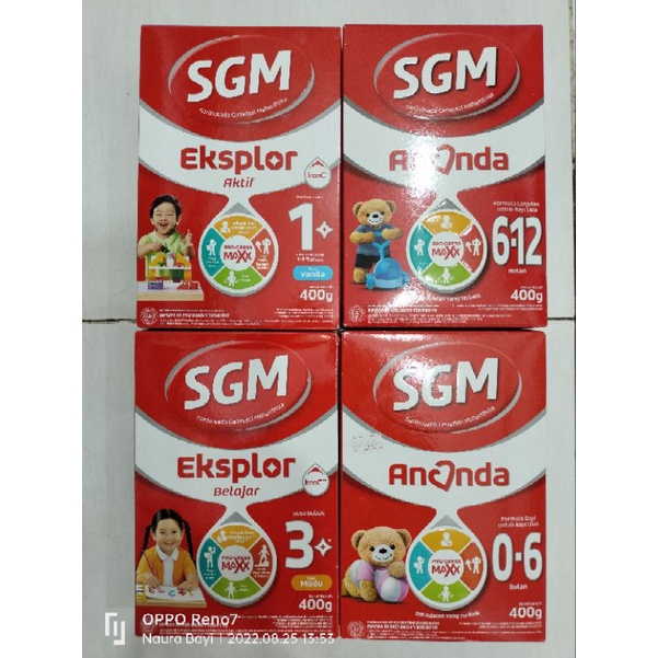 Jual SUSU SGM EKSPLOR 1+ 400g dan 3+ 400g | Shopee Indonesia