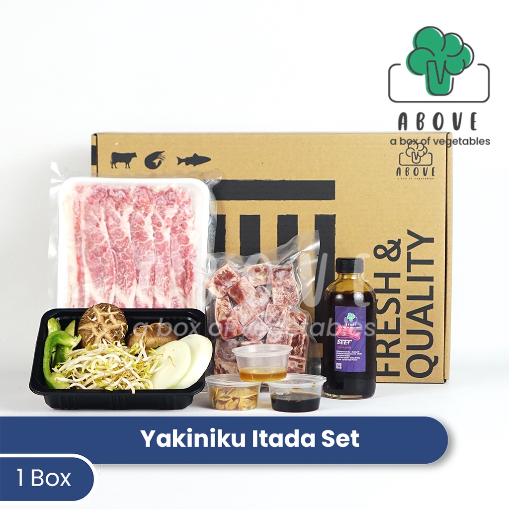 Jual Yakiniku Itada Package (2-3 orang) - Box Set ABOVE | Shopee Indonesia