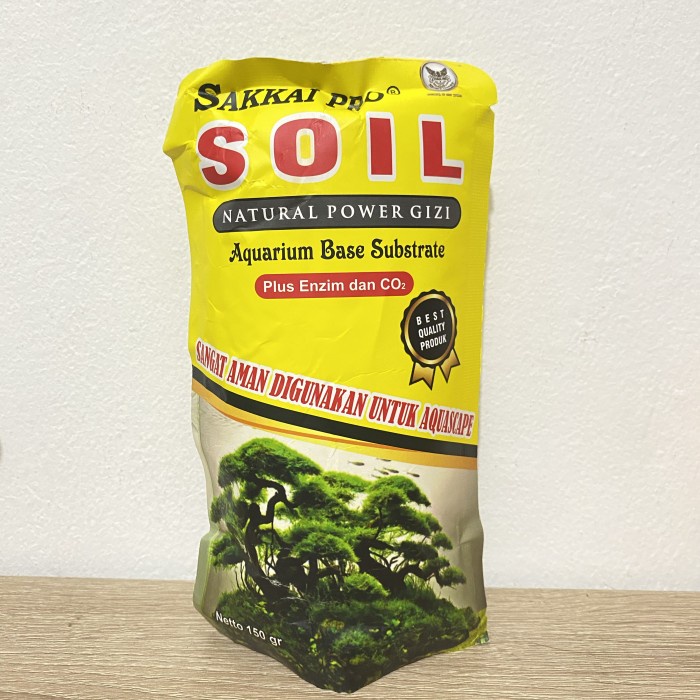 Jual SAKKAI PRO SOIL 150GR SUBSTRATE PUPUK DASAR TANAMAN AQUASCAPE (KUNING) | Shopee Indonesia