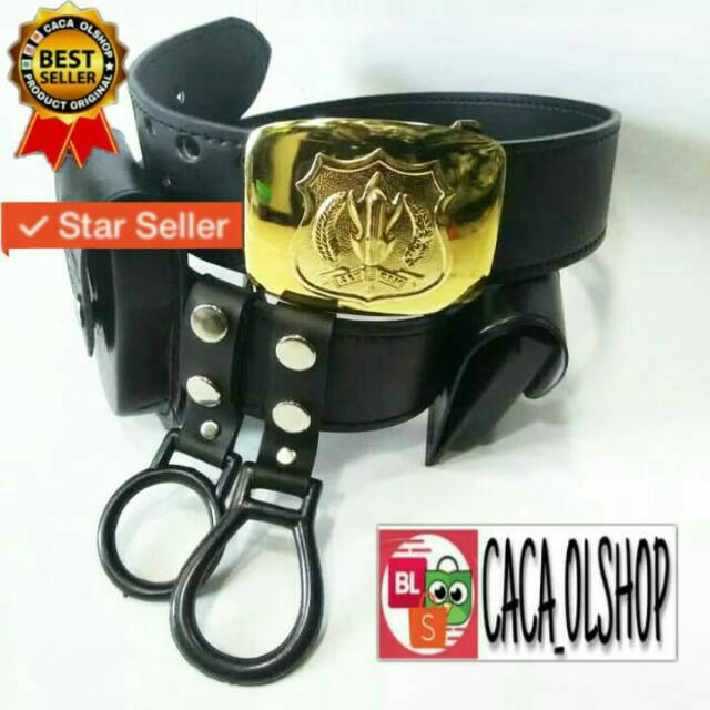 Jual Kopel Satpam Security Polisi POLRI Kulit Fullset Lengkap dengan ...