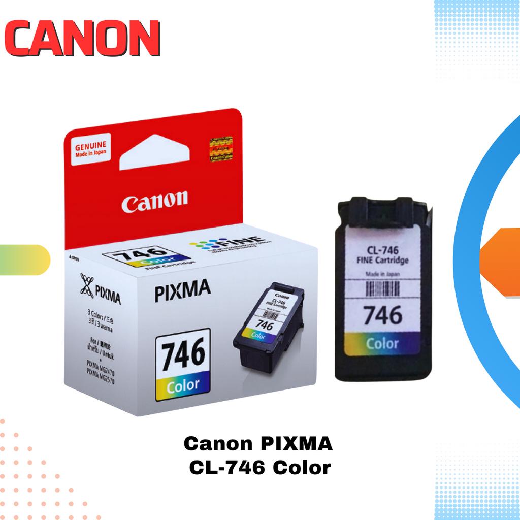 Jual Tinta Printer Pixma Cartridge Canon CL-746 Color Original | Shopee ...