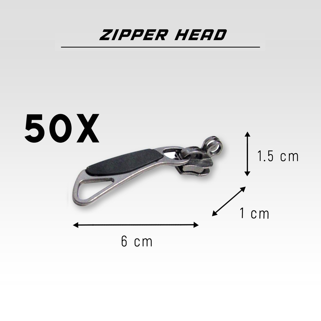 Jual Part Koper : Kepala Sleting x 50 | Shopee Indonesia