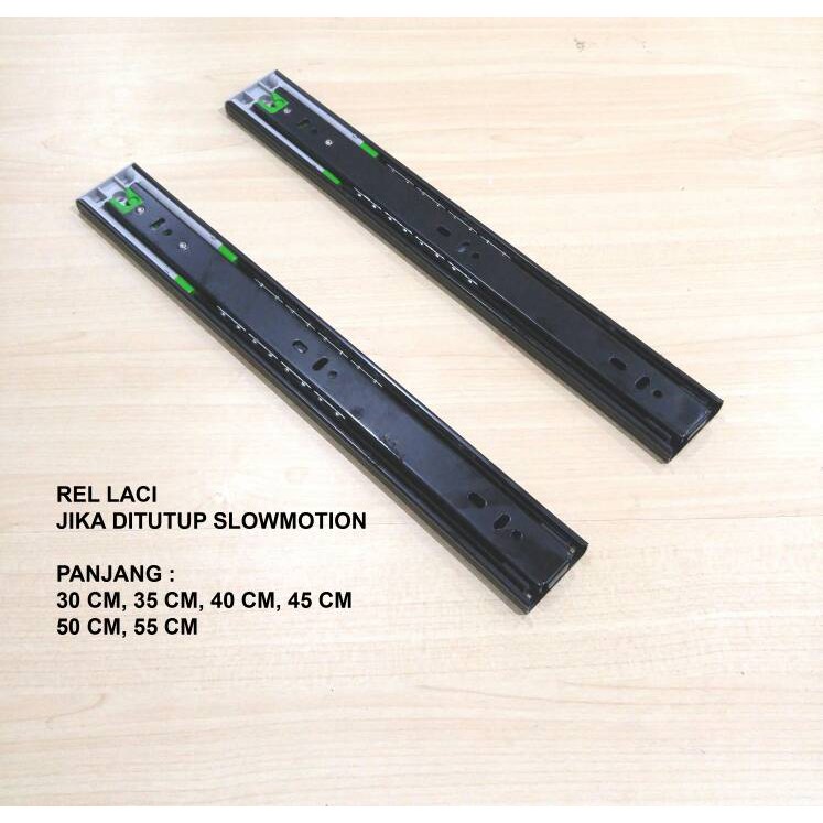 Jual Rel Laci Full Extension Slow Motion 50CM | Shopee Indonesia