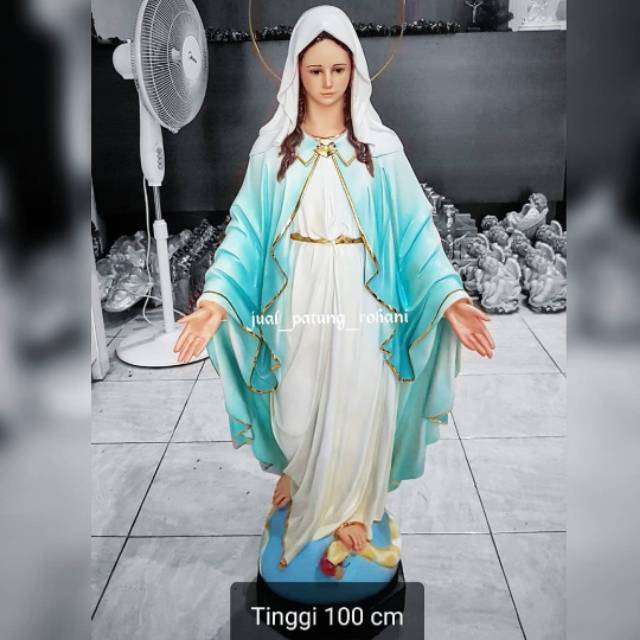 Jual Patung Maria Tangan Terbuka 100 cm tosca | Shopee Indonesia
