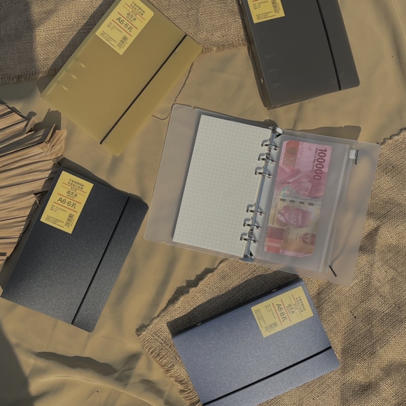 Jual Binder Transparan A6 / Binder Bening A6 / Binder Sinking Fund A6 ...