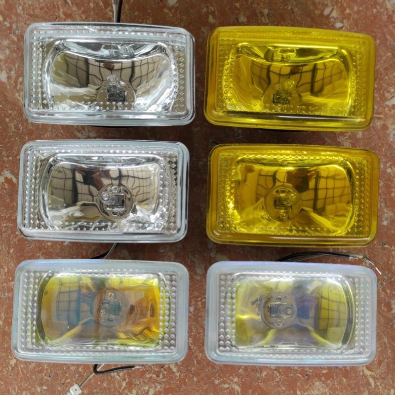 Jual Foglamp lampu kabut SOROT bumper depan MOBIL kotak persegi ...