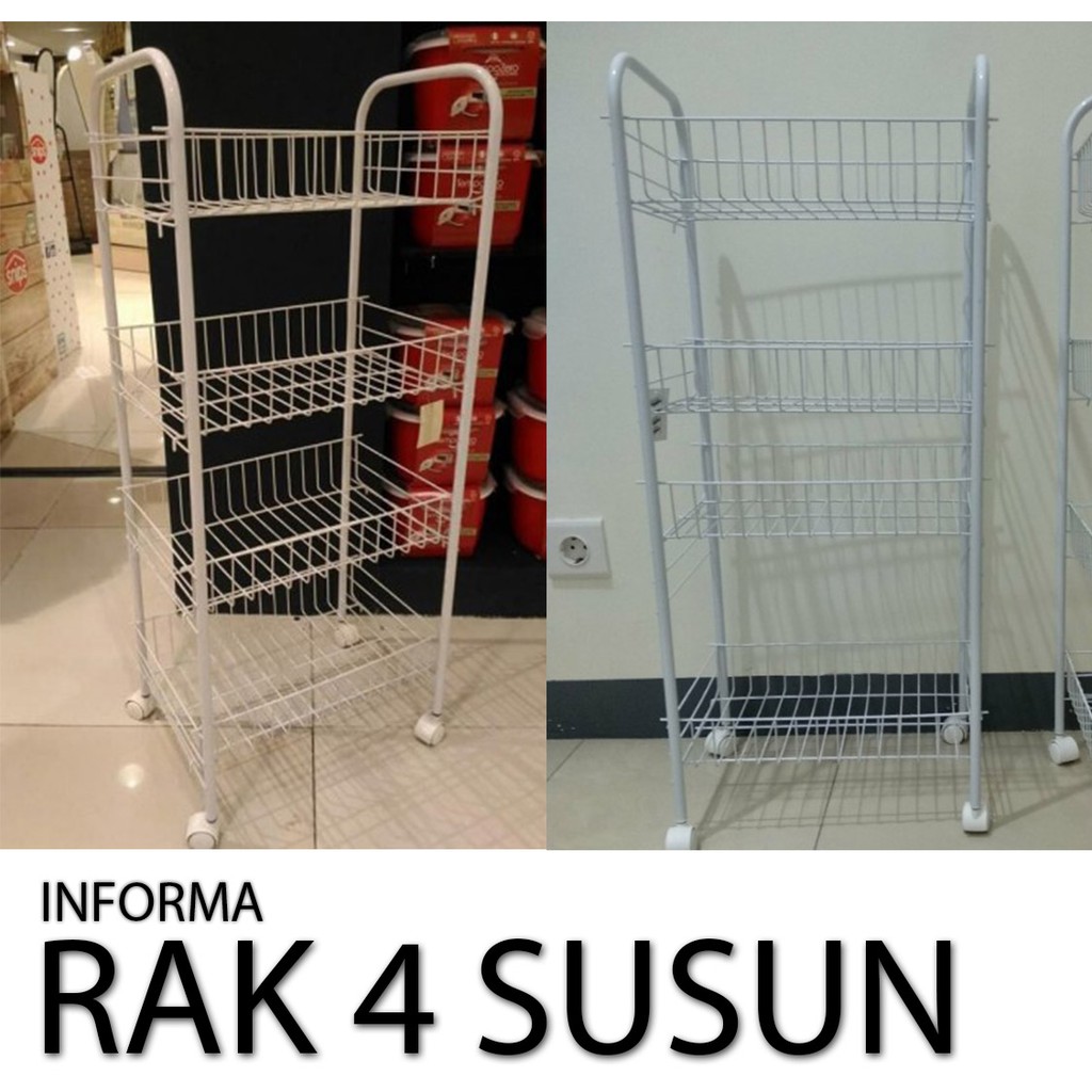 Jual Rak INFORMA 4 Tingkat / rak 4 susun INFORMA rak serbaguna TEMPAT ...