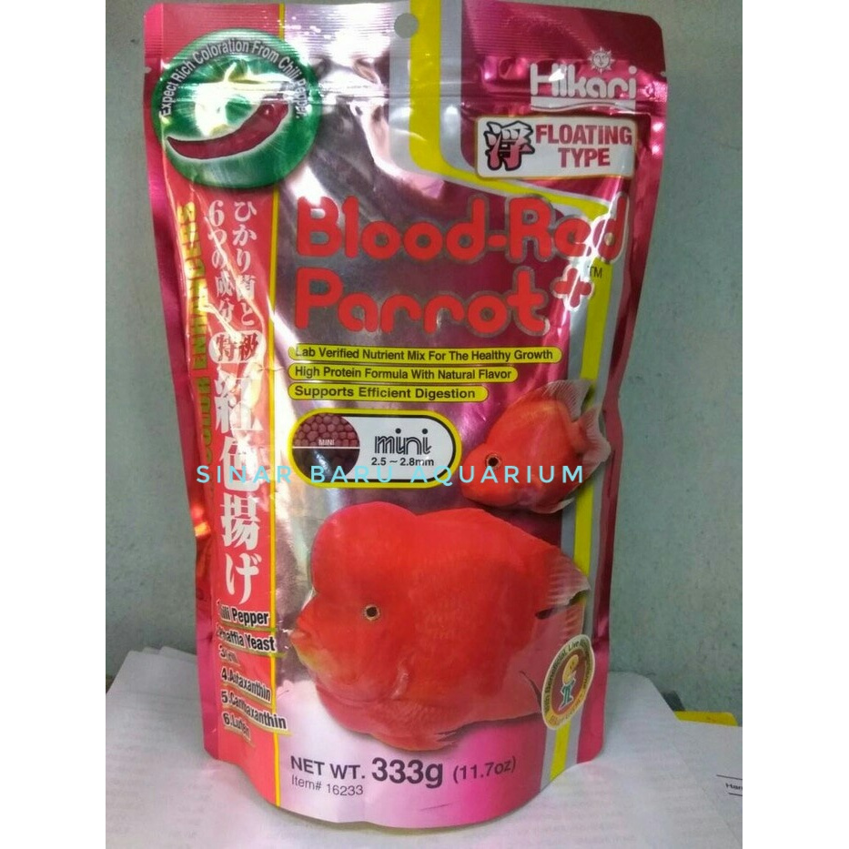 Jual HIKARI BLOOD-RED PARROT + 333 gr ( mini ) | Shopee Indonesia