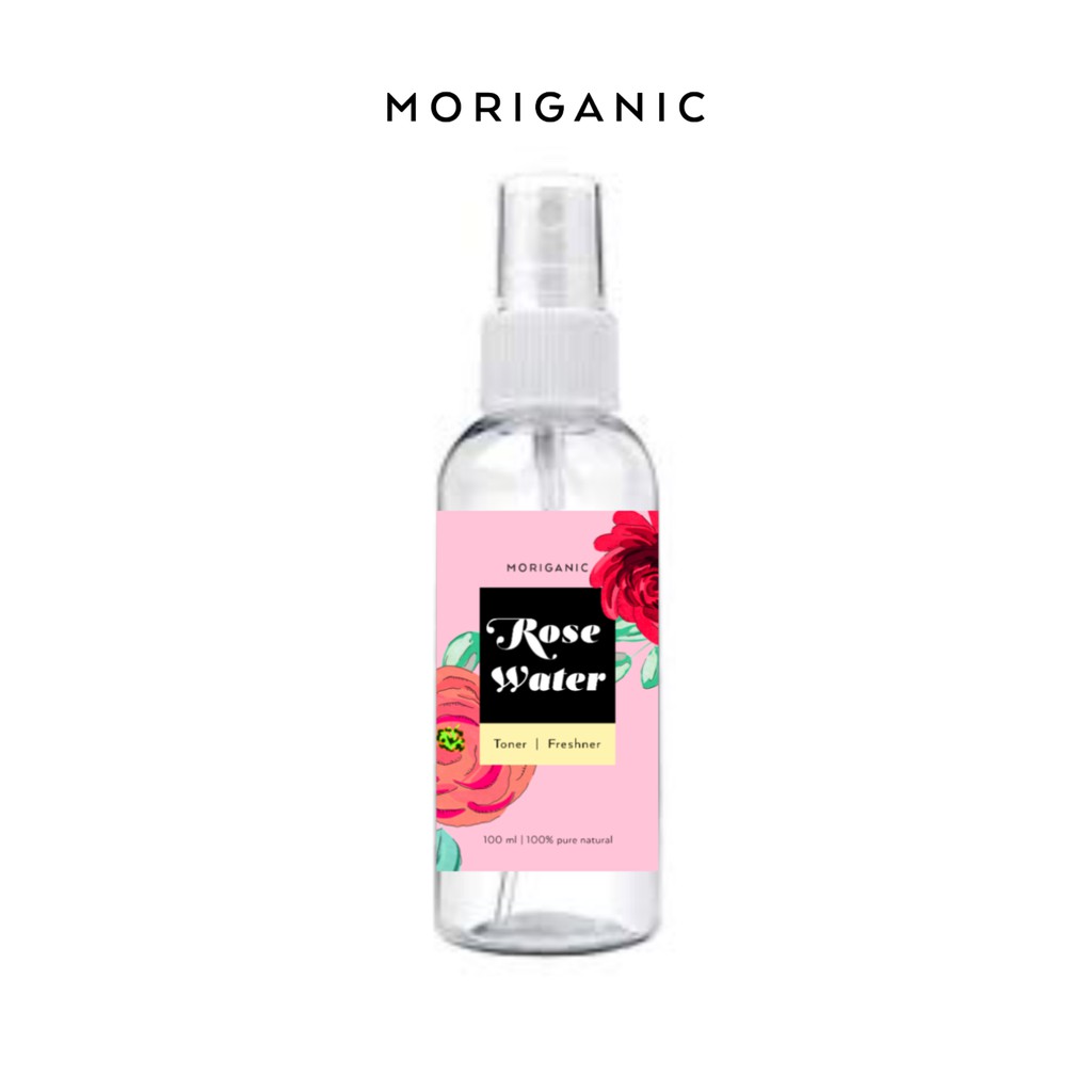 Jual Moriganic Premium Rose Water - Air Mawar - Setting Spray Mist 100 ...