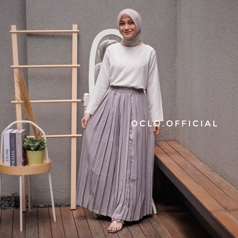 Jual Flya Plisket Skirt | Shopee Indonesia
