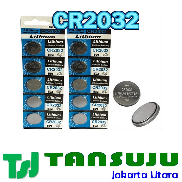 Jual Baterai Kancing CR2032 3V Micro Lithium Cell Button Battery | Shopee Indonesia