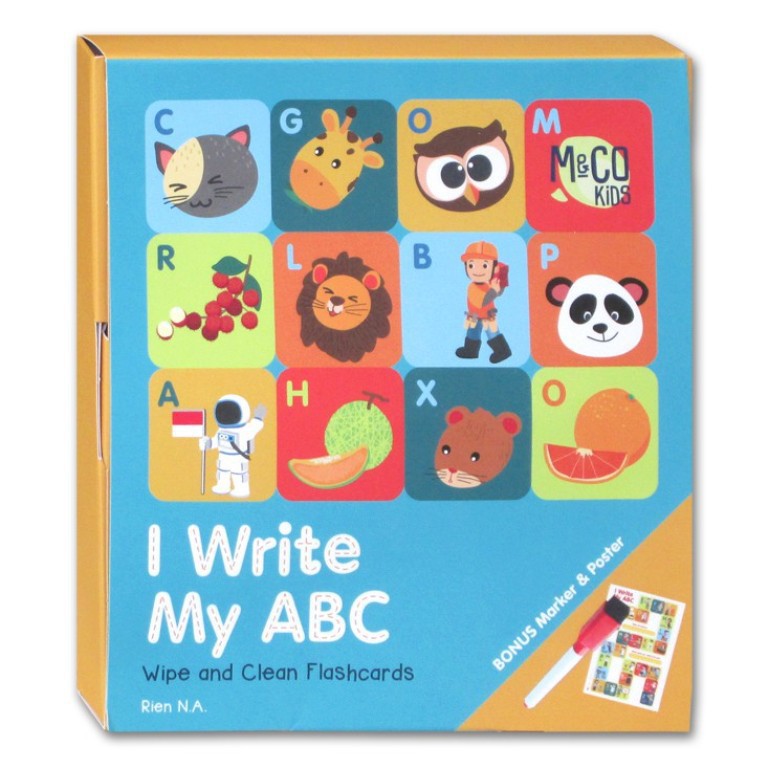 Jual Buku Belajar Menulis: I Write My Abc Wipe & Clean Flashcards ...