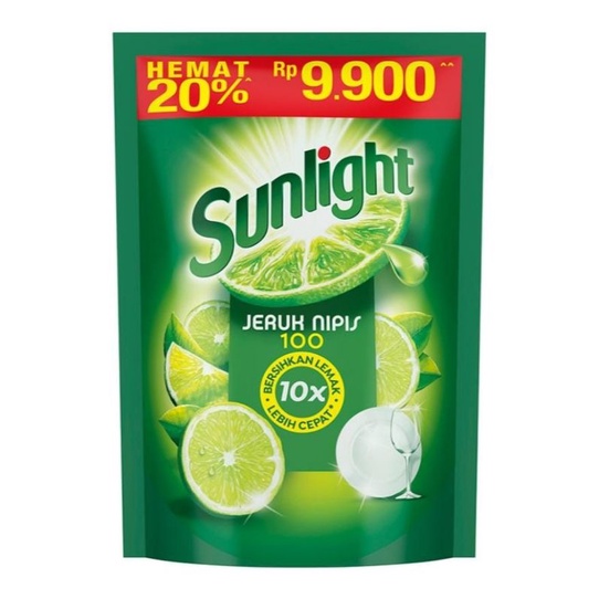 Jual sunlight sabun cuci piring jeruk nipis 460 ml | Shopee Indonesia