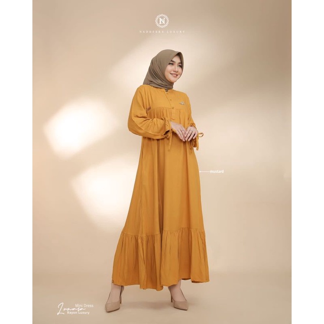 Jual LUNARA MIDI DRESS BY NADHEERA LUXURY | Shopee Indonesia