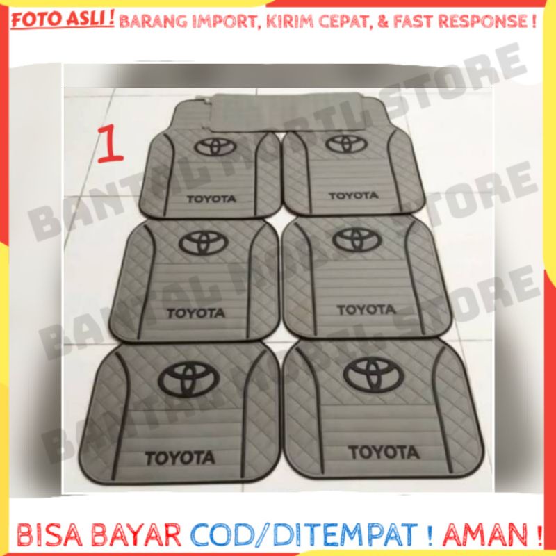 Jual KARPET MOBIL 3 BARIS UNIVERSAL STANDAR STANDARD KARAKTER TOYOTA ...