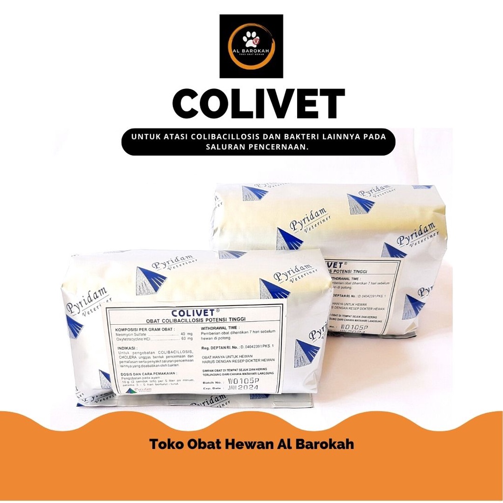 Jual Colivet Obat Colibacillosis Potensi Tinggi | Shopee Indonesia