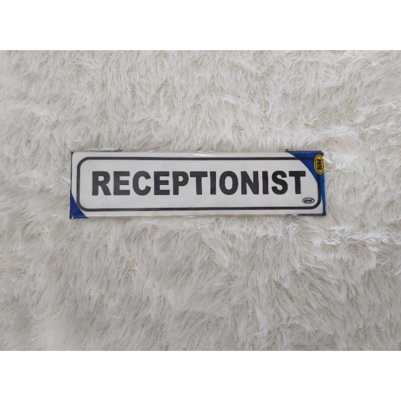 Jual Label Akrilik GM Kecil /Acrylic Receptionist/Kasir/Tamu Harap ...