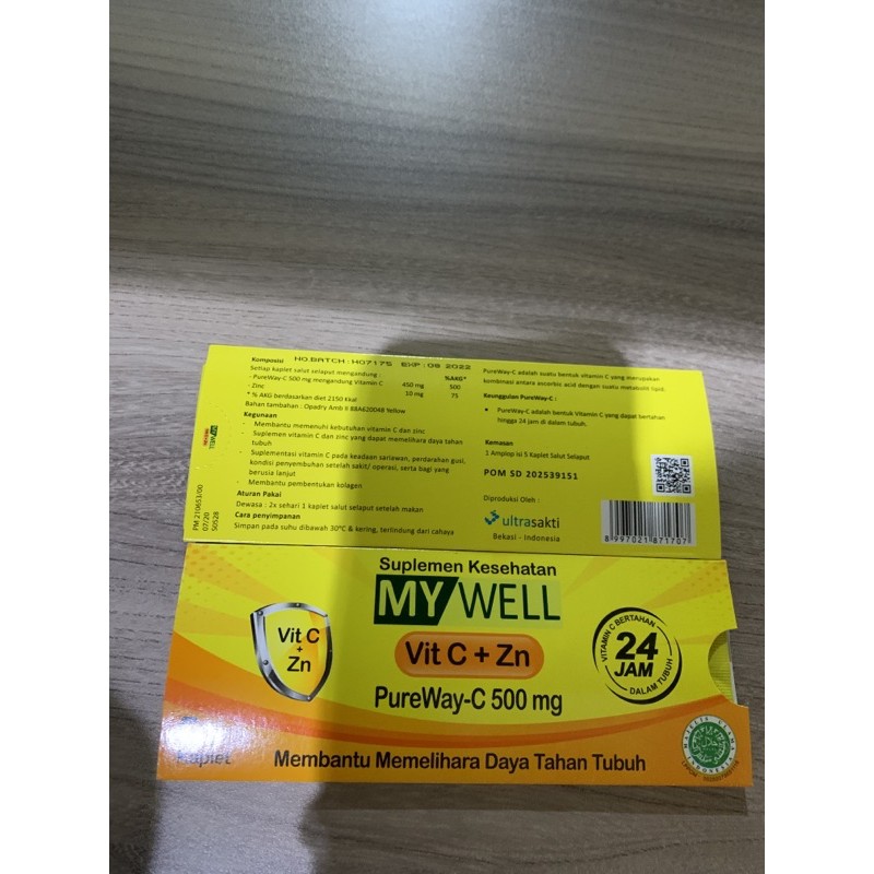 Jual My Well vit c+ Zinc | Shopee Indonesia