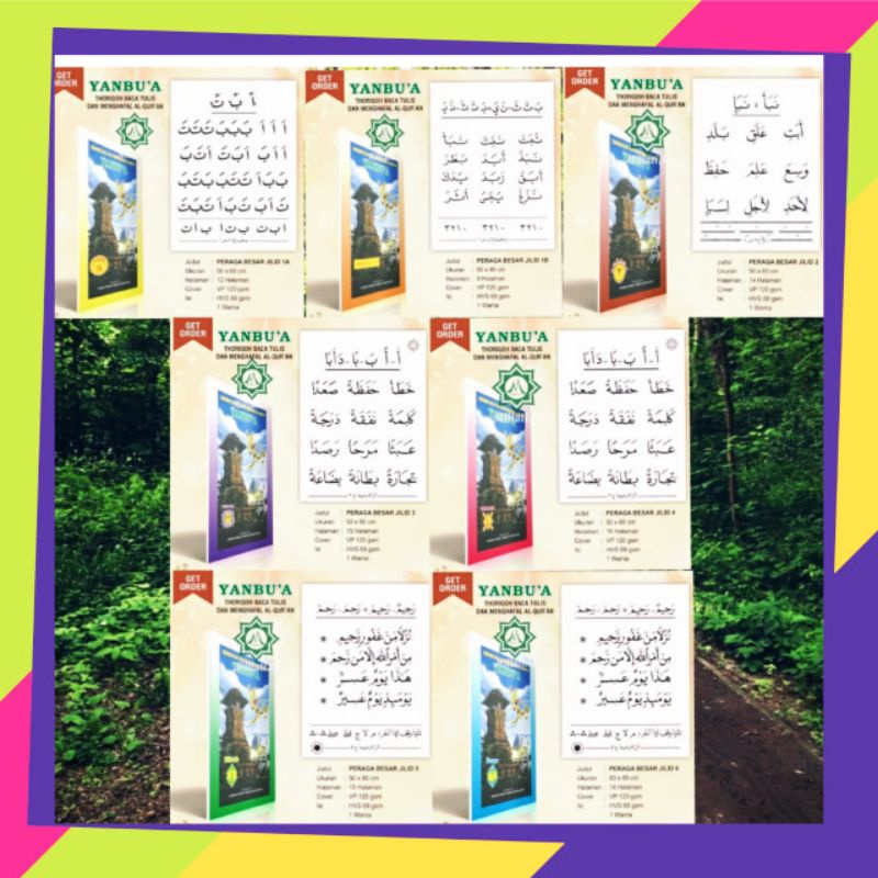 Jual Alat Peraga Yanbua, Peraga Yanbu'a Lengkap 7 Jilid | Shopee Indonesia