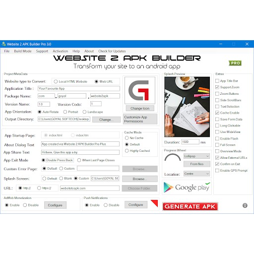 Jual Website 2 Apk Builder Pro Terbaru 5.0 Ada Panduan Install ...