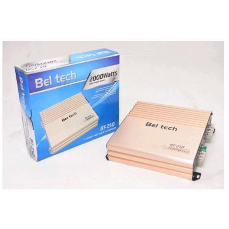 Jual POWER AMPLIFIER MOBIL 2 CHANNEL BELTECH BT 250 MOSFET | Shopee ...