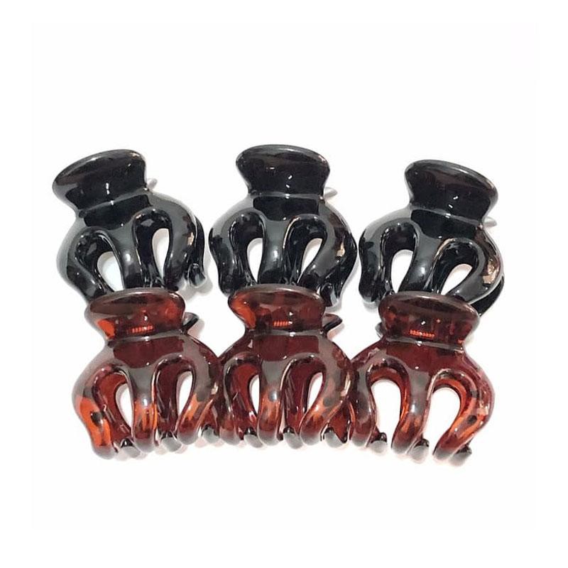 Jual Jepit Jedai Jepit Rambut Gurita Hitam Polos ( Kecil / Besar ...