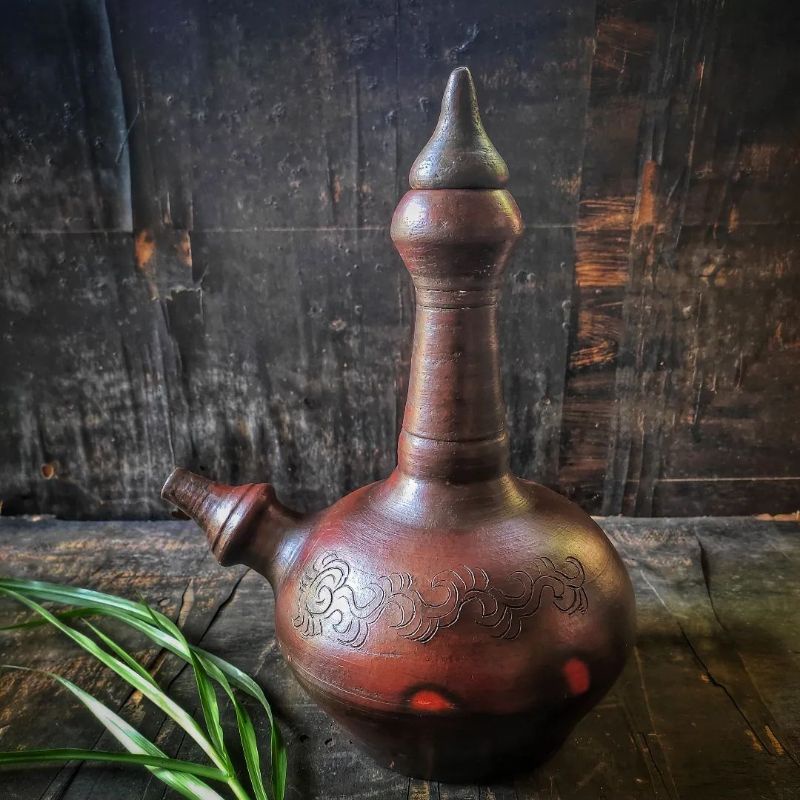 Jual KENDI LEHER PANJANG / KENDI GERABAH / KENDI TANAH LIAT / KENDI ...