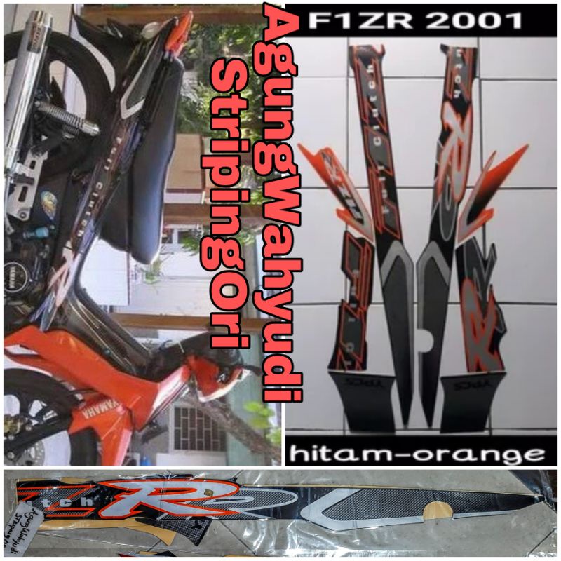 Jual STIKER STRIPING LIS BODY MOTOR YAMAHA FIZ R FULL CLUTCH 2000 2001 ...