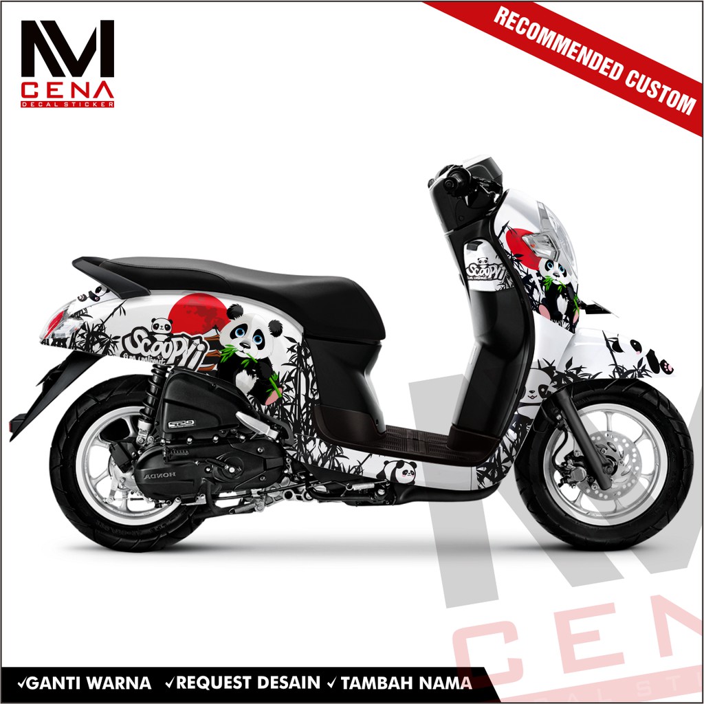 Jual Sticker Decal Full body Scoopy New Sticker Scoopy Striping Scoopy ...