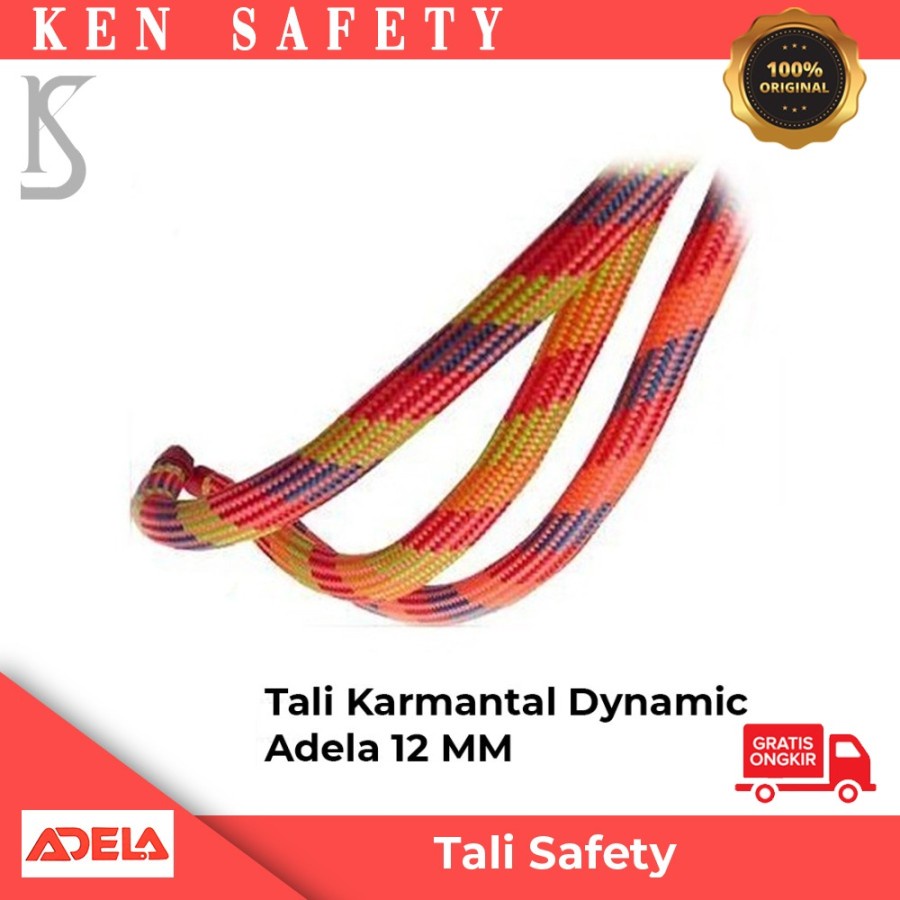 Jual Tali Safety Belt Keamanan Karmantal Dynamic Adela 12 MM | Shopee ...