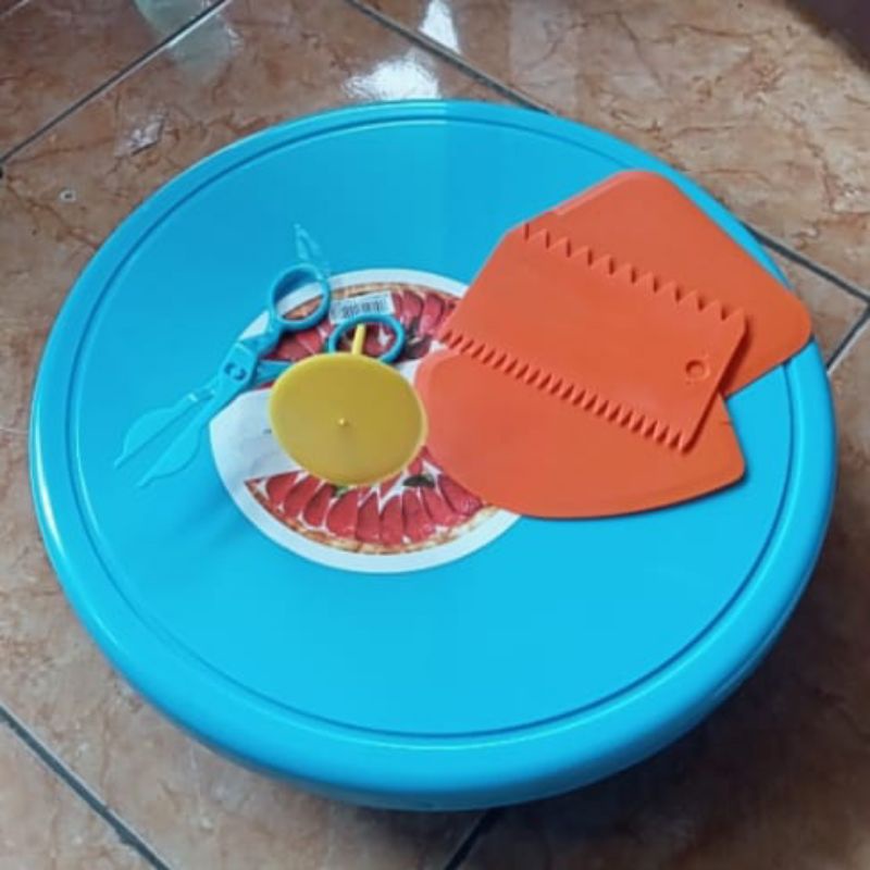 Jual set dekor kue meja putar paku mawar gunting mawar dan screeper ...