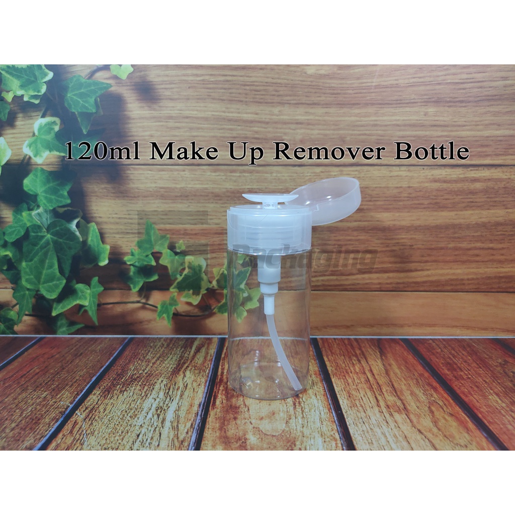 Jual Retail 120ml Botol Make Up Remover Clear / Bening / Transparant ...