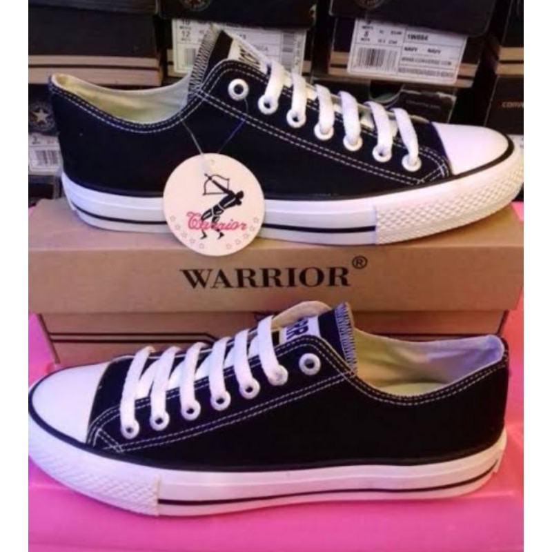 Jual SEPATU WARIOR LC / SEPATU SEKOLAH / SEPATU JALAN / HITAM PUTIH ...