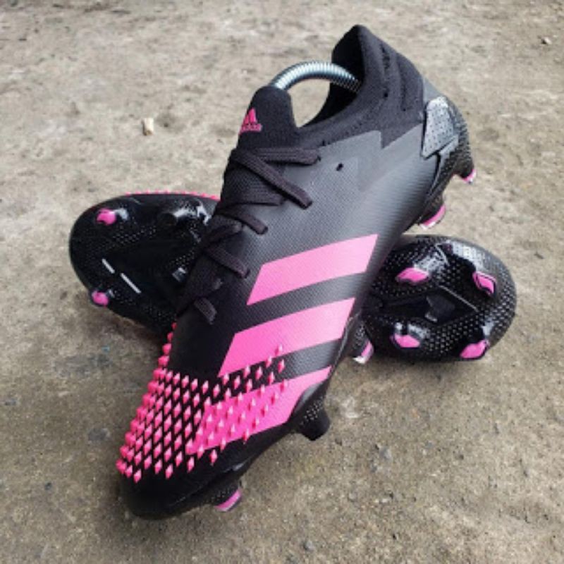 Jual Sepatu Bola Adidas Predator Mutator 20.1 LOW FG - Black Fluro Pink ...