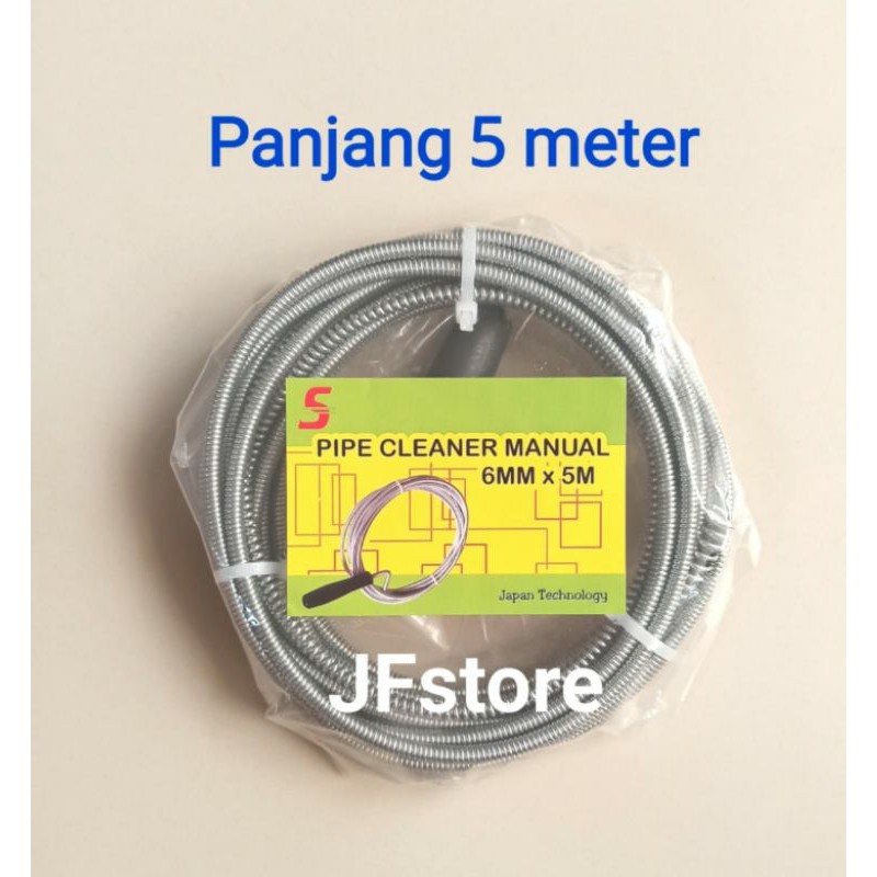 Jual Kawat Pembersih Pipa Mampet Saluran Air 5 Meter Anti Sumbat Wastafel Tersumbat | Shopee ...