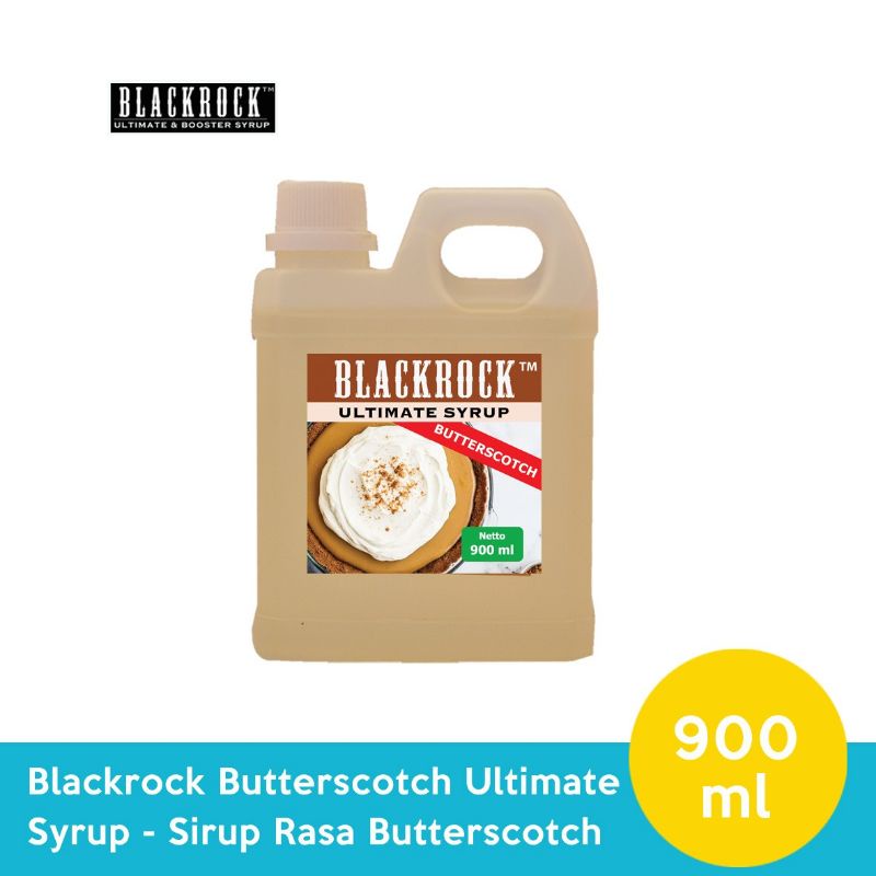 Jual Blackrock Butterscotch Ultimate Syrup 900 ml - sirup rasa butter ...