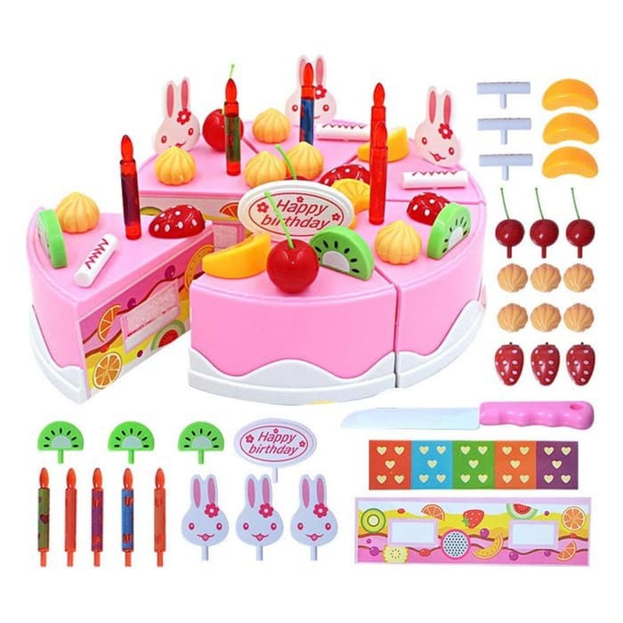 Jual [SALE OFF] MAINAN KUE ULANG TAHUN DIY CAKE KECIL 37 PCS | Shopee ...