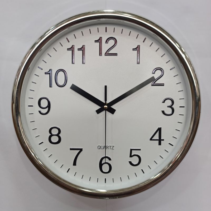 Jual Jam dinding polos minimalis simpel mewah sweep move ( tidak ...