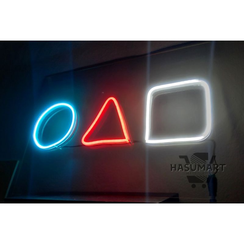 Jual Lampu Neon Squ*d Game CUSTOM ( 1 HARI LANGSUNG SIAP! , TANPA PO ...