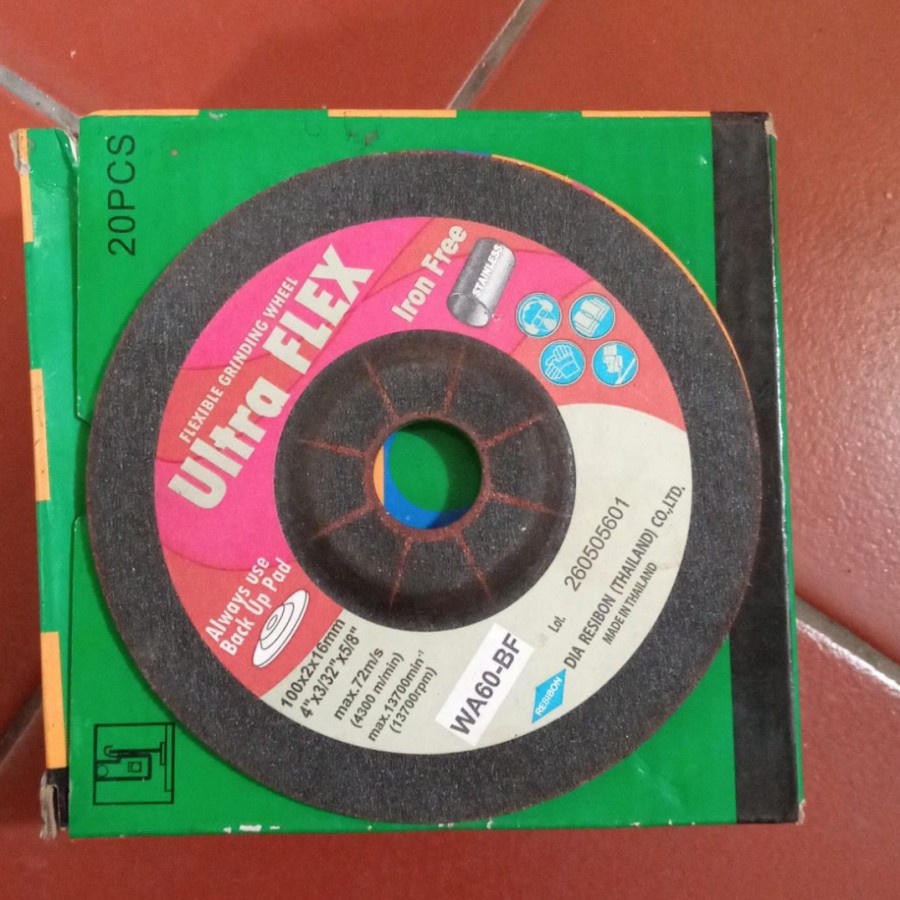 Jual Mata pisau potong dan poles besi Ultra FLEX 4" inch | Shopee Indonesia