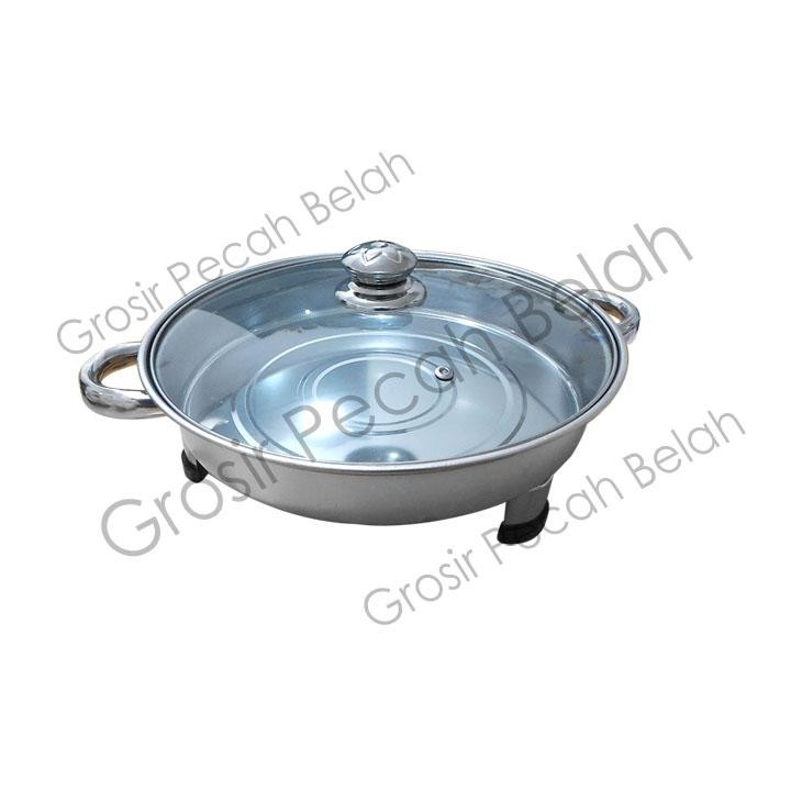 Jual Round Fast Food / Prasmanan bulat Stainless / wadah stainless ...